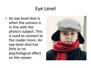 Camera angles and lighting | PPTX