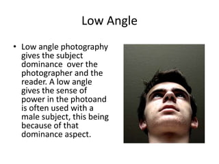 Camera angles and lighting | PPTX