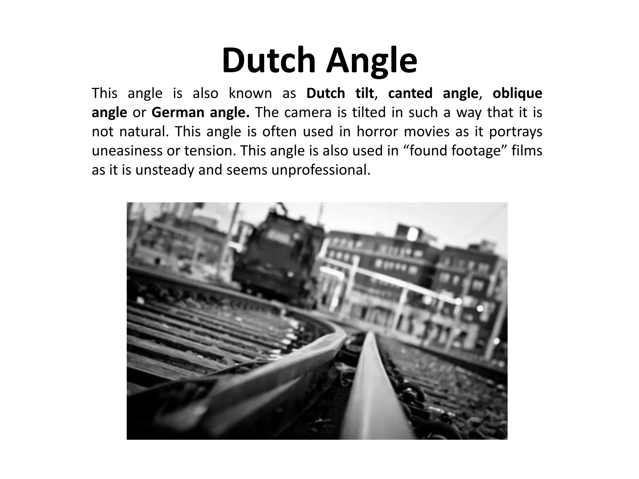 Media Studies: Camera Angles and Shots | PPTX
