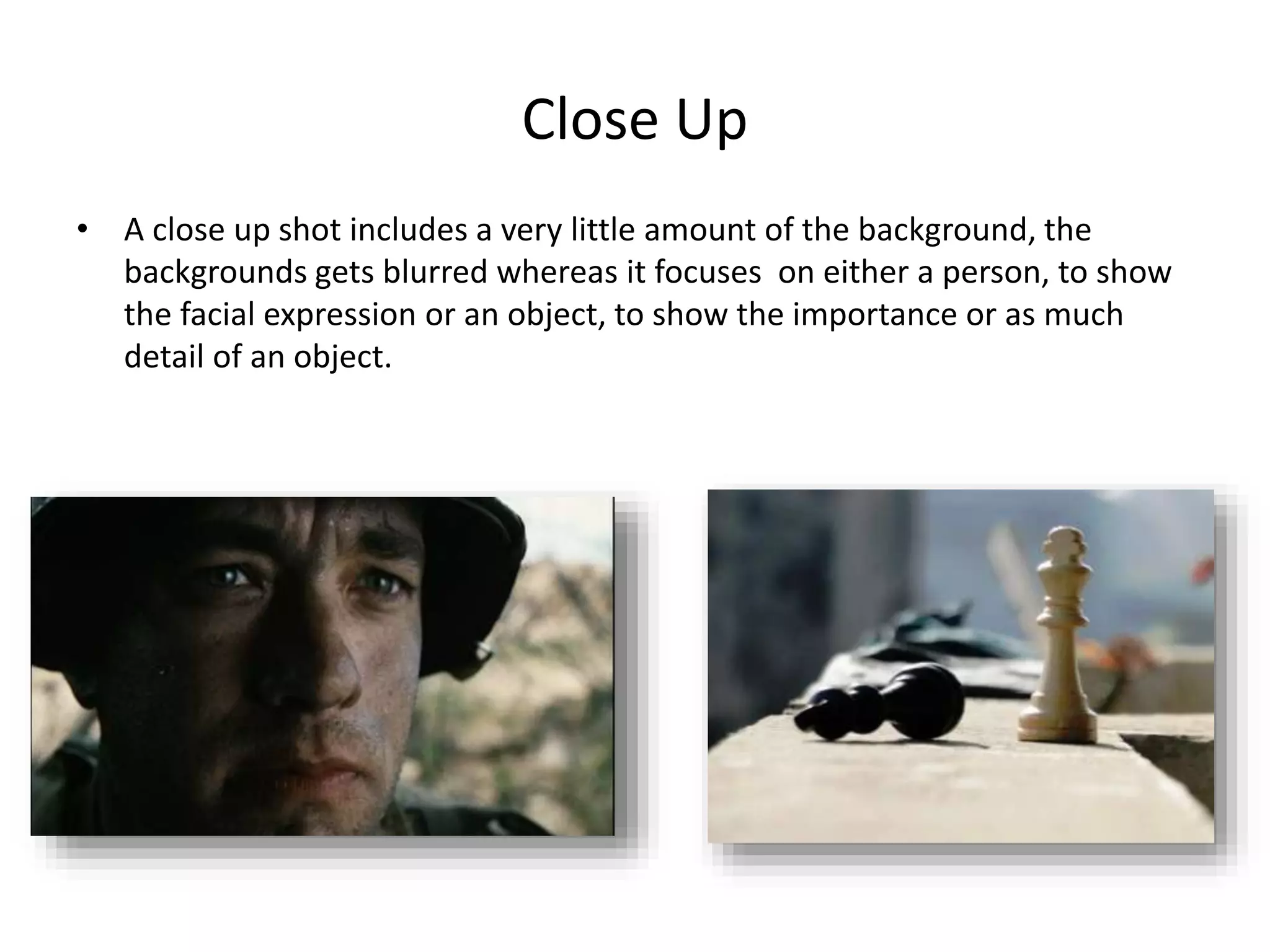 Camera angles and shots. | PPTX