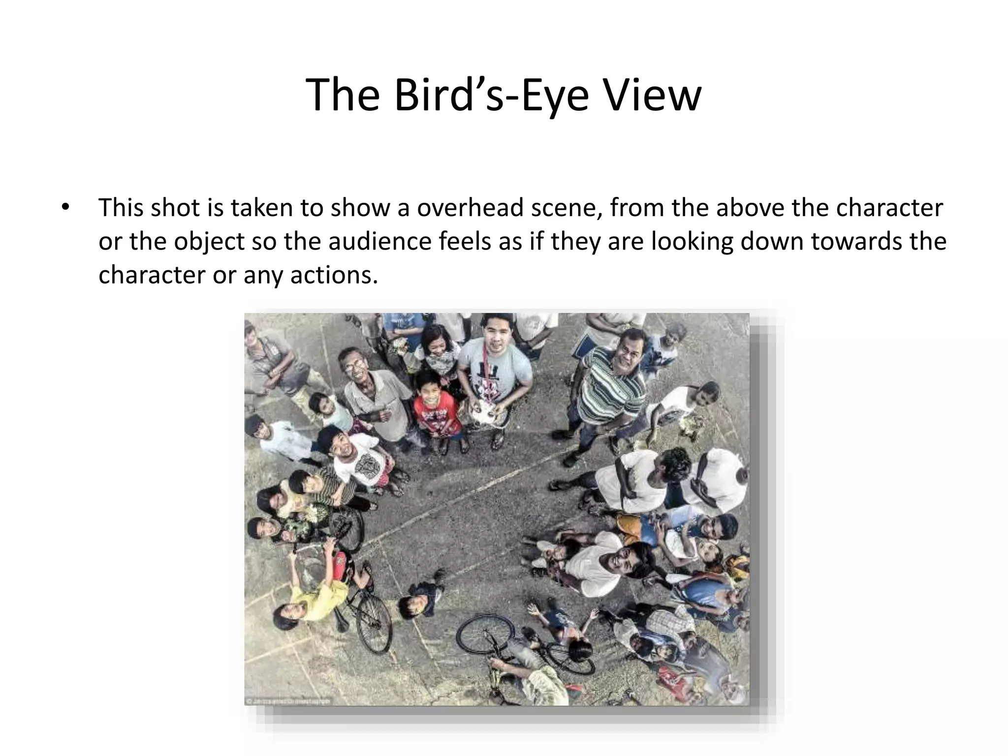 Camera angles and shots. | PPTX