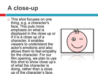 Camera angles and shots planning | PPT