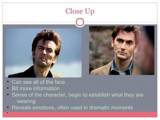 Camera angle shots within tv drama | PPT