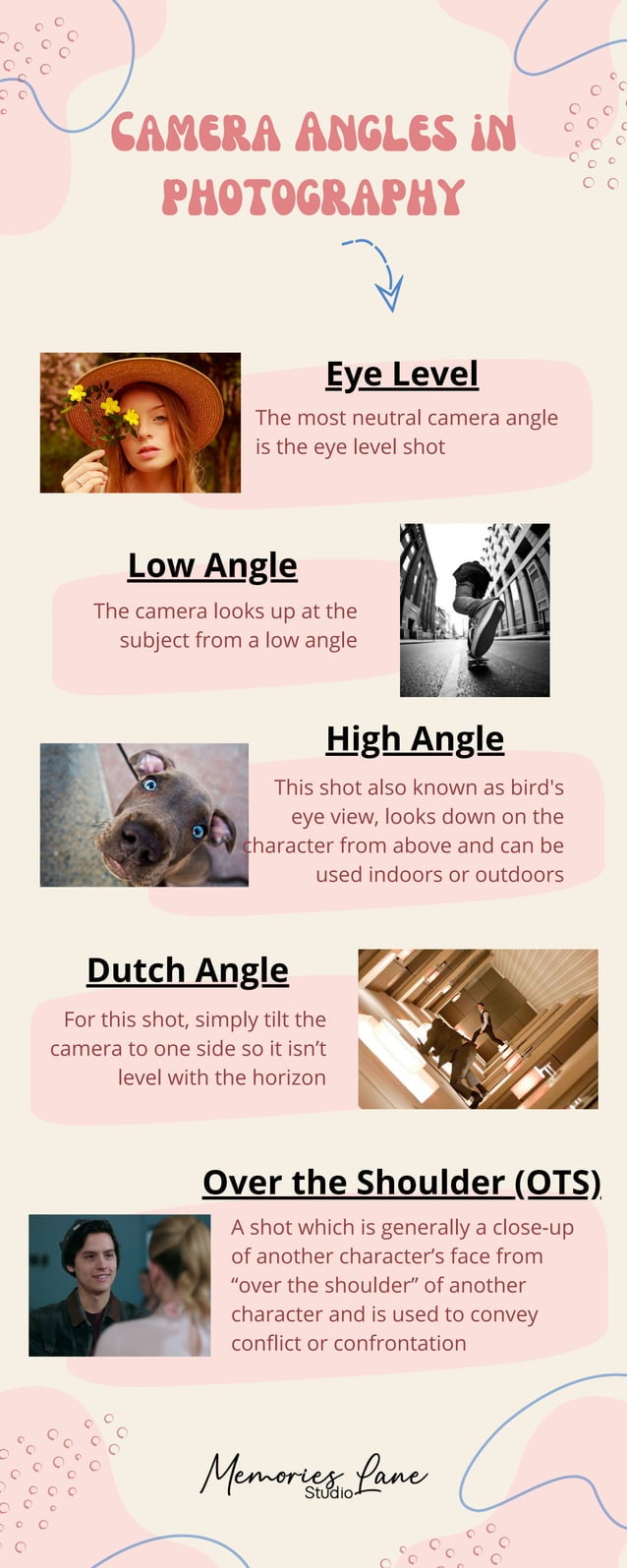 Camera Angles Infographic