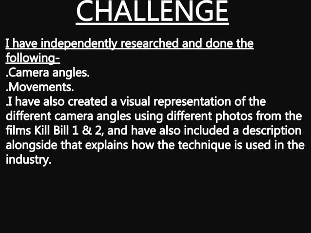 Camera angles new | PPTX