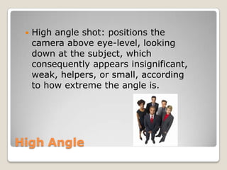 Camera angles powerpoint for slideshare | PPTX