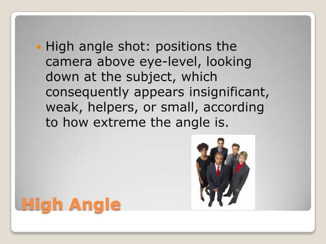 Camera angles powerpoint for slideshare | PPTX