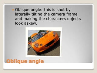 Camera angles powerpoint for slideshare | PPTX