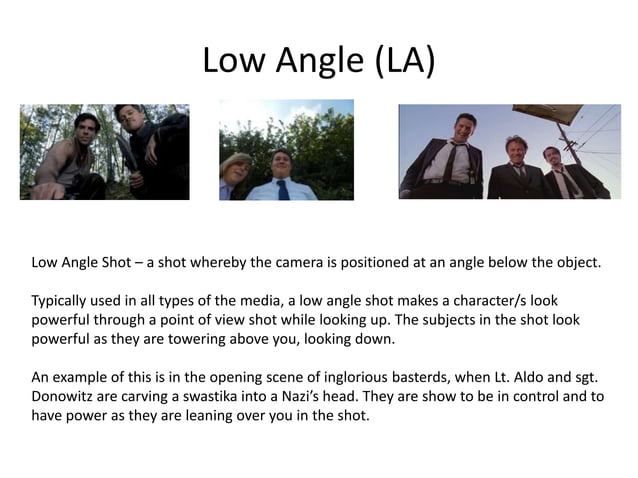 Camera angles pp | PPTX | Photography | Arts and Crafts