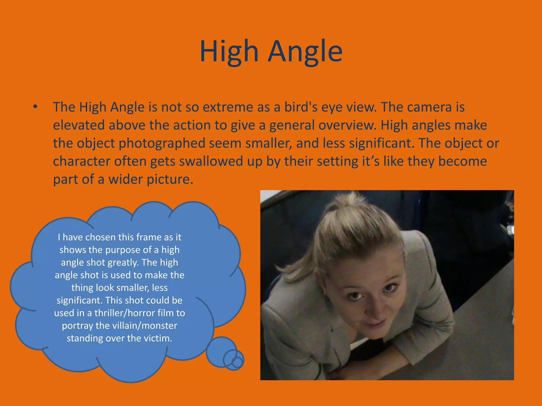 Camera angles presentation | PPTX