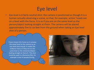 Camera angles presentation | PPTX