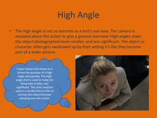 Camera angles presentation | PPTX
