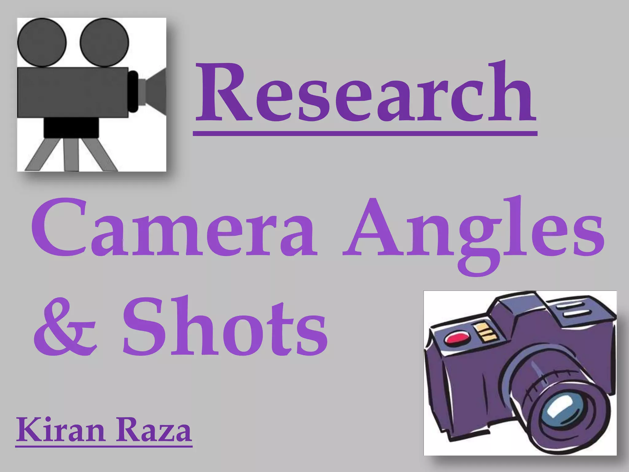 Camera angles & shots | PPT