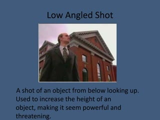 Camera angles, shots, movement and positions | PPTX
