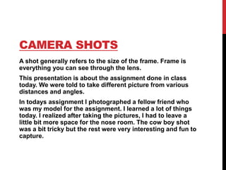 Camera angles verdah khaavar | PPT