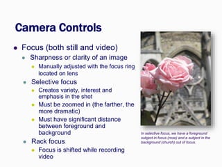 Camera basics | PPTX | Cameras and Camcorders | Consumer Electronics