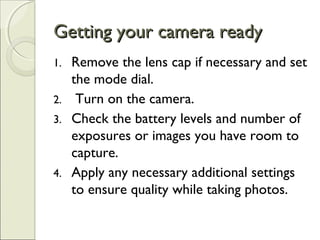 Camera basics lesson_1 | PPT