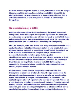 Camera care citeste_creierul | PDF