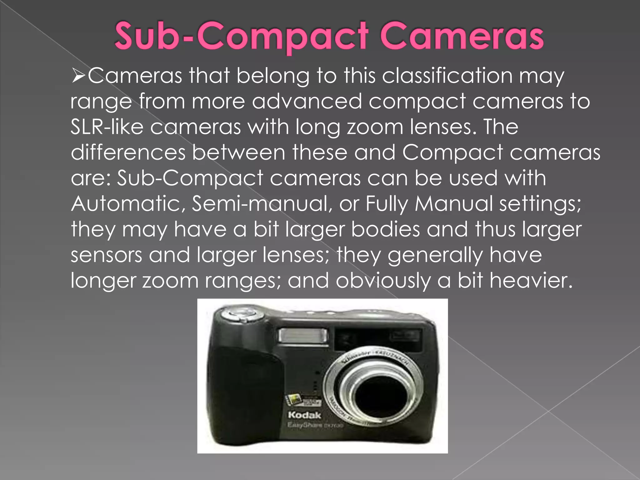 Camera classification | PPTX