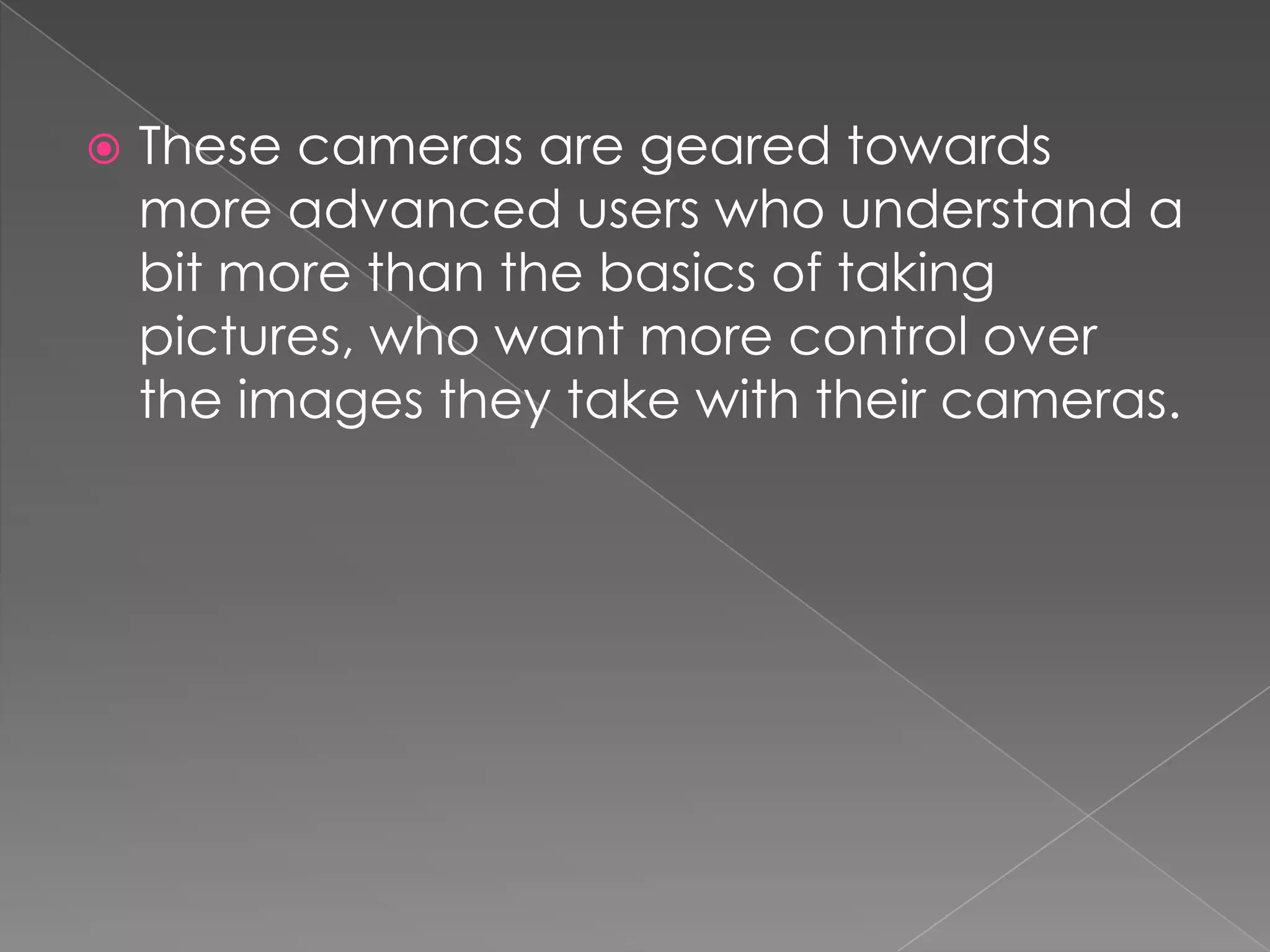 Camera classification | PPTX