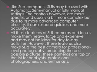 Camera classification | PPTX