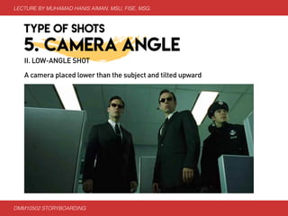 camera fundamental shots TECHNIQUES CAMERA ANGLE | PDF
