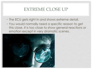 Camera Info - Types of Shot | PPT