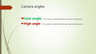 Camera language | PPTX