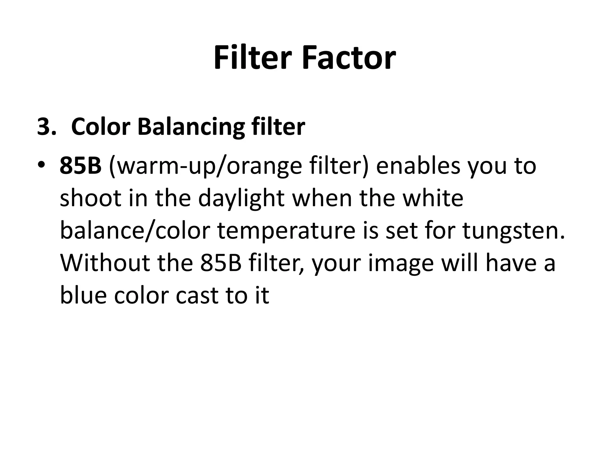 Camera Lens Filters | PPTX