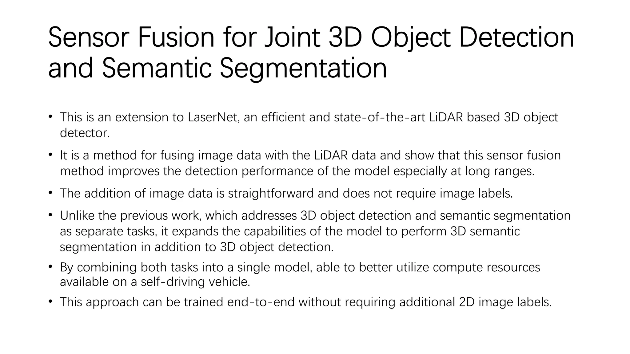 fusion of Camera and lidar for autonomous driving II | PDF