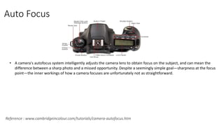 Camera manual | PPTX | Photography | Arts and Crafts