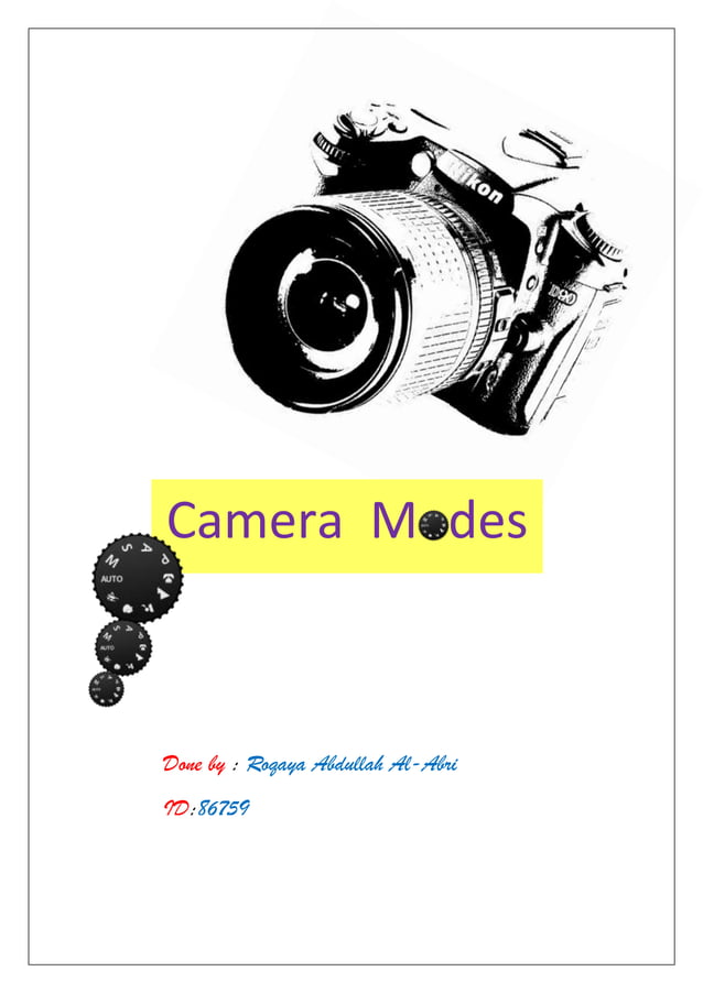 Camera modes | PDF