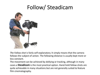 Camera movement | PPTX