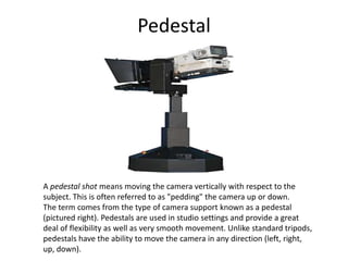 Camera Movement Pedestal