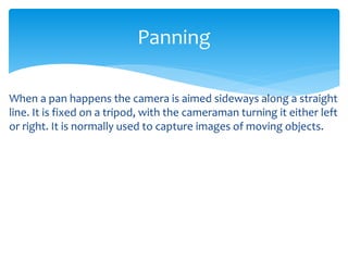 Camera movement | PPTX