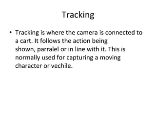 Camera movement and composition | PPTX | Photography | Arts and Crafts
