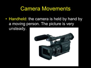 GCSE Film Studies - Camera movements | PPTX