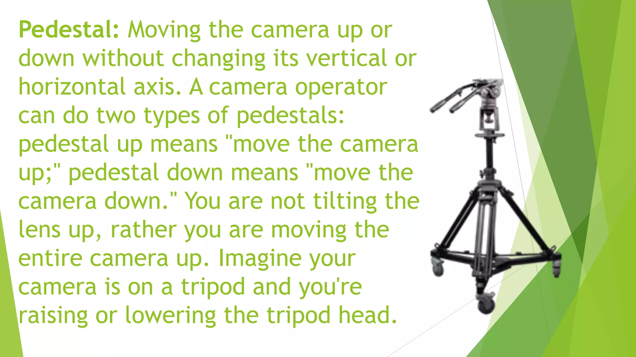 Camera movements | PPTX