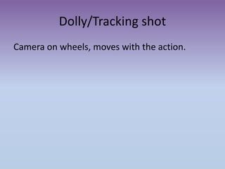 Different Types Of Camera Movements | PPTX