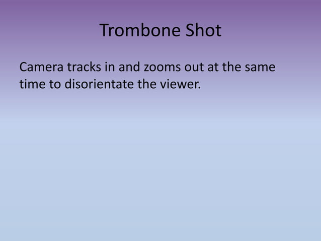 Different Types Of Camera Movements | PPTX