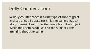 Camera movements | PPTX