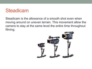 Camera movements angles and shots | PPTX