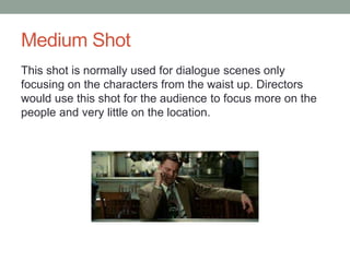 Camera movements angles and shots | PPTX
