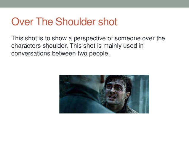 What Is The Over The Shoulder Shot Examples Of Camera