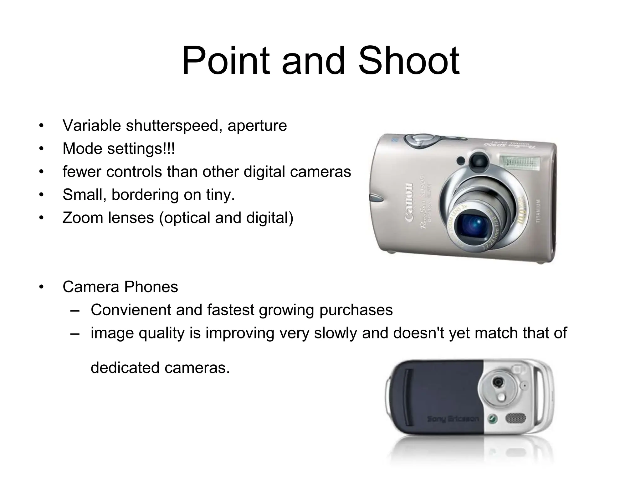 Camera parts and function (Types of Camera) | PPT