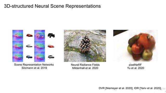 Light Field Networks: Neural Scene Representations with Single-Evaluation Rendering, NeurIPS ...
