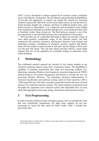 Camera ready sentiment analysis : quantification of real time brand ...
