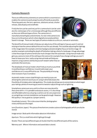 Camera Research | DOCX