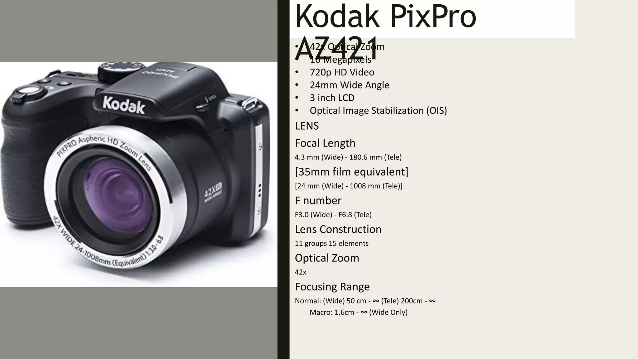 Camera Research | PPTX