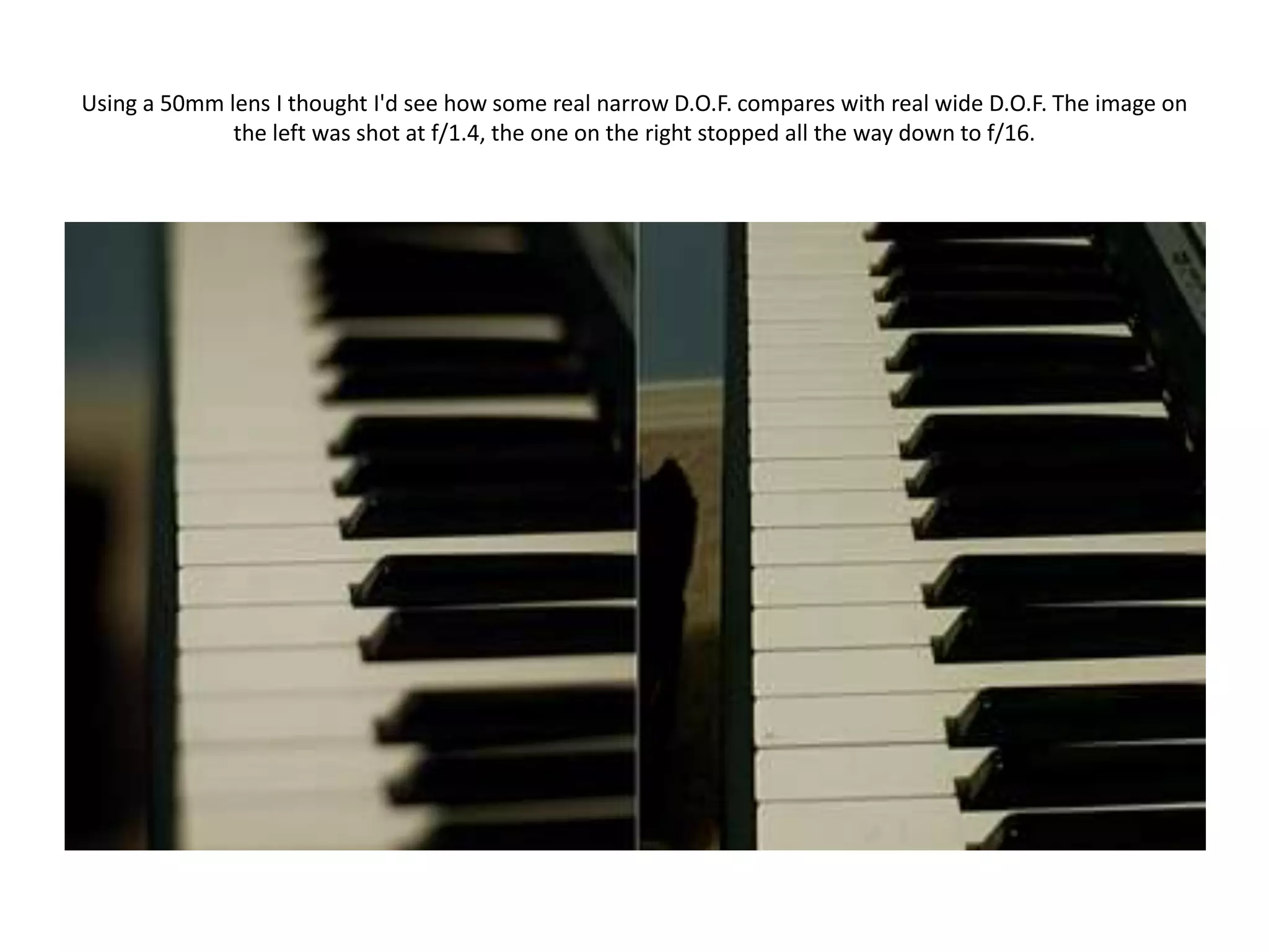 Camera settings oliver | PPTX